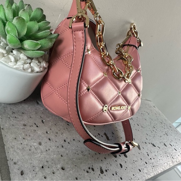 Michael Kors | Bags | Nwt Michael Kors Cora Extrasmall Quilted Shoulder ...